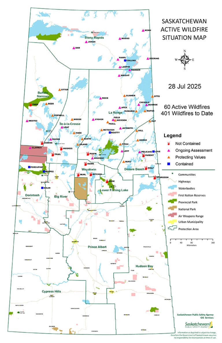 Saskatchewan Wildfires: what to know today | Meridian Source