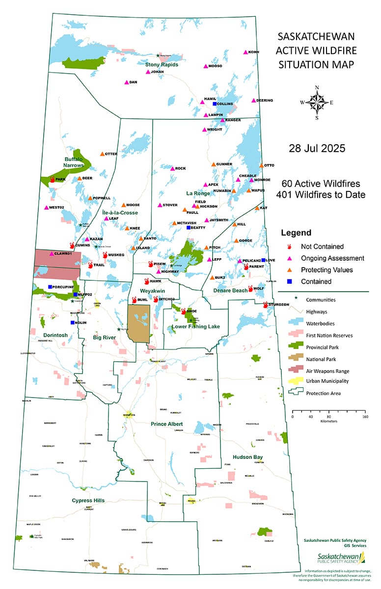 Saskatchewan Wildfires: what to know today | Meridian Source